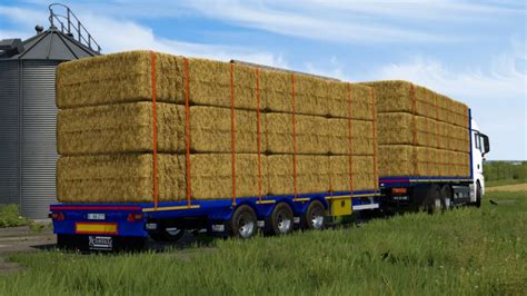Lizard Straw Bale Trailer Fs22 Mod Mod For Farming Simulator 22