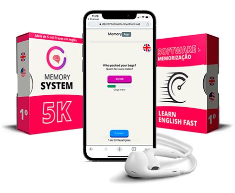 English Memory App Upsell Textos Semana do Inglês Fluente