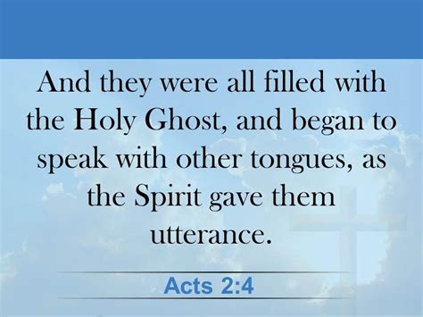 0514 Acts 24 Holy Spirit And Began To Speak Powerpoint Church Sermon