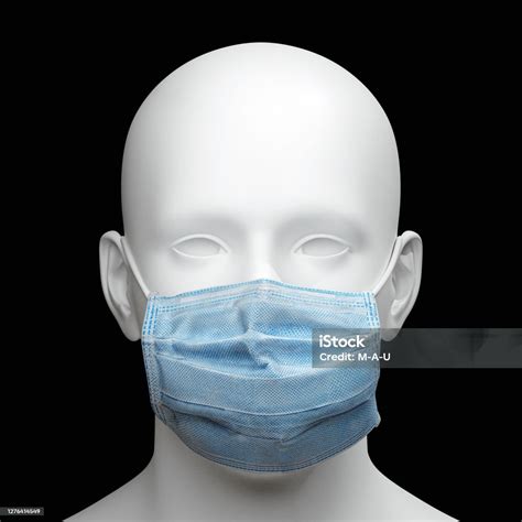 보호 마스크를 착용한 남자의 머리 초상화 3d 렌더 3차원 형태에 대한 스톡 사진 및 기타 이미지 3차원 형태 건강관리와