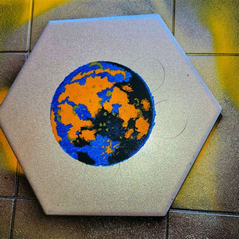 4 Layer Moon Stencil Scrolller