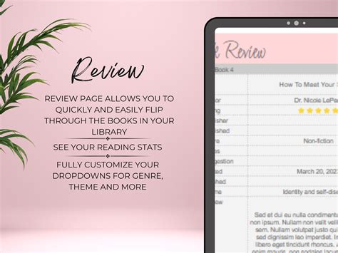 Google Sheets Reading Log Template Transform Your Reading Experience With A Digital Reading