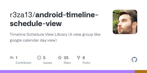 Github R Za Android Timeline Schedule View Timeline Schedule View