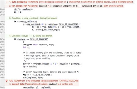 Uncover Heartbleed Vulnerability With Coverity Static Analysis Black