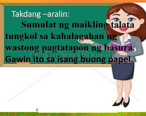 Takdang Aralin Sumulat Ng Maikling Talata StudyX