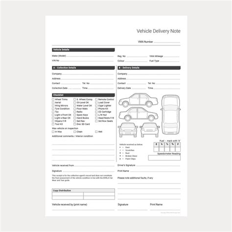 Vehicle Checklists Uk Daily And Weekly Inspection Templates A4 Pdf