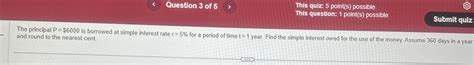 Solved Question Of This Quiz Point S Possiblethis Chegg