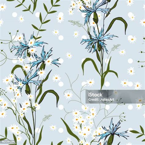 빈티지 배경입니다 배경 화면입니다 핸드 그린입니다 벡터 일러스트입니다 개화 꽃입니다 현실적인 격리 완벽 한 꽃 패턴입니다 꽃 식물에 대한 스톡 벡터 아트 및 기타 이미지