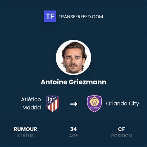 Antoine Griezmann Transfer From Atlético Madrid To Orlando City