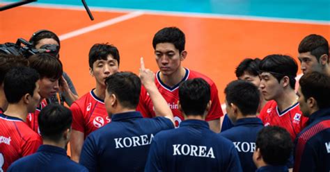 한국 男배구 미국에 0 3 완패 내년 1월 도쿄행 재도전