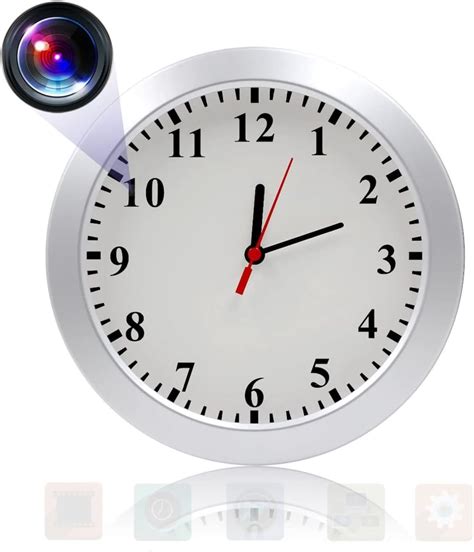 Hidden Camera Clock Spy Camera Hd 1080p Wall Clock Hidden Etsy