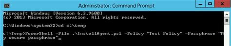 How To Install Agent Manually In Security Controls Using Powershell Install Script