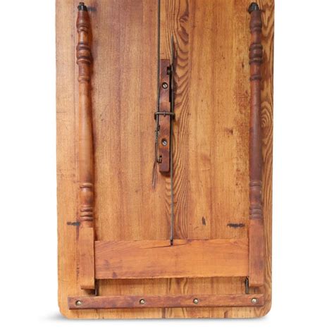 19th Century Folding Sewing Table With Yardstick Top Chairish