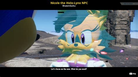 Nicole The Holo Lynx Npc Mod For Sonic Frontiers Frontiers Mods