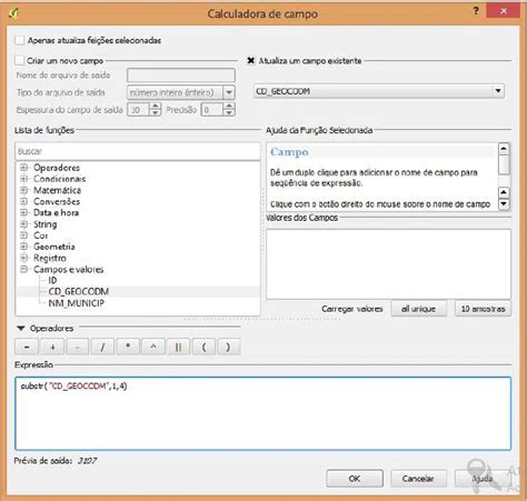 Uso Da Função Substring No Qgis Clickgeo Cursos E Treinamentos Em Produção De Mapas E