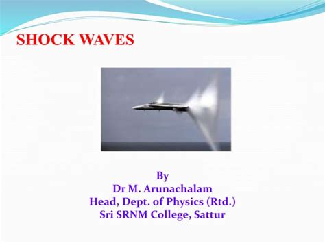 Shock Waves Pptx