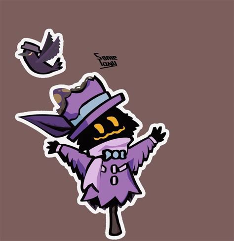 Hayes Playing With Their Crow Tower Character Art Hero