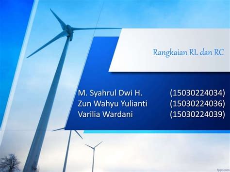 LAPORAN PRAKTIKUM RANGKAIAN RL Dan RC PPTX