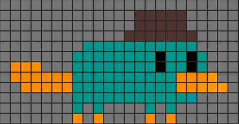Perry The Platypus Pixel Pattern In 2024
