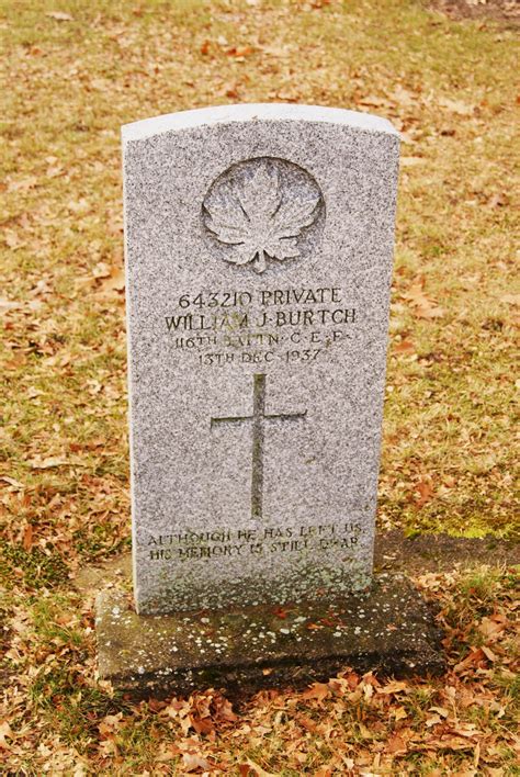 Wwi Forgotten Canadian Heroes Lest We Forget Private William James Burtch