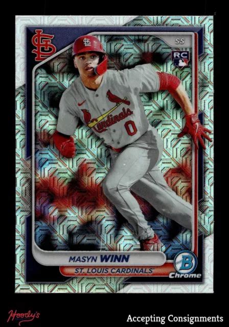 BOWMAN CHROME Mega Box réfracteur Masyn Winn ROOKIE RC CARDINALS EUR PicClick FR