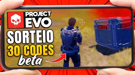 PROJECT EVO SORTEIO DE 30 CÓDIGOS DA BETA TESTE BETA RUST MOBILE
