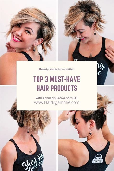 3 Must Have Hair Products For Short Hair Styles Best Hair Products