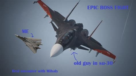 Ace Combat 7 Mission 7 Mihaly First Encounter Youtube