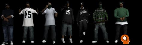 Gta San Andreas Grove Street Skins Mod
