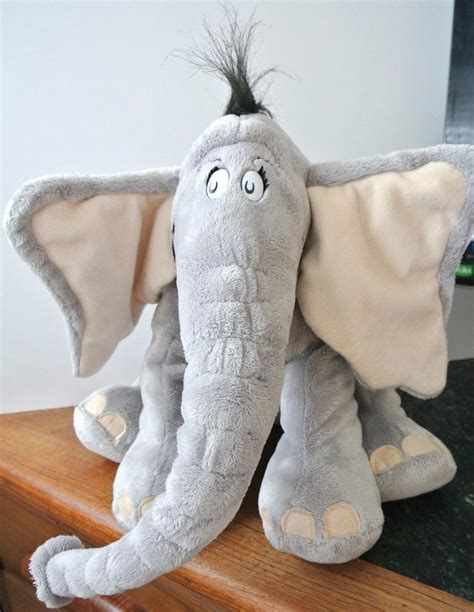 Toy Dr Seuss Horton Hears A Who Gray Elephant 20 Large Plush Macys