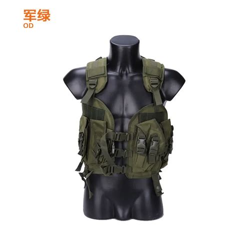 전술 조끼 위장 육군 전투 조끼 에어소프트 야외 스포츠 조끼 잡지 파우치 홀더 포함사냥 조끼 Aliexpress