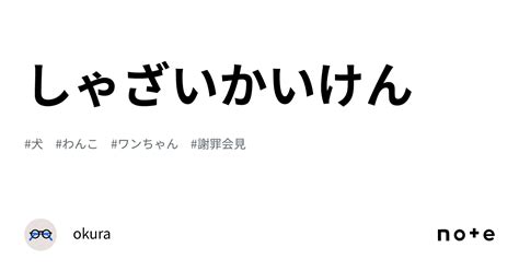 しゃざいかいけんokura