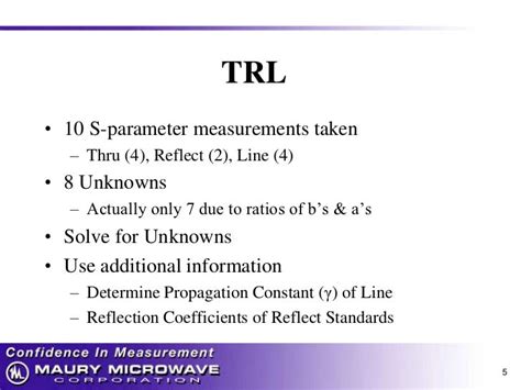Trl Calibration
