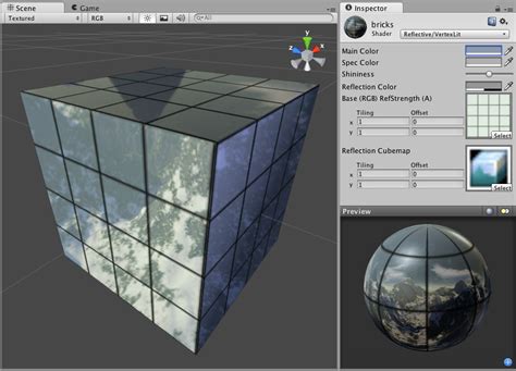 Unity Manual Reflective Vertex Lit