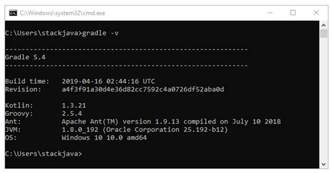 H Ng D N C I T Gradle Tr N Windows Stackjava