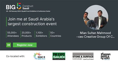 Mian Sultan Mahmood On Linkedin Big5saudi Big5constructsaudi