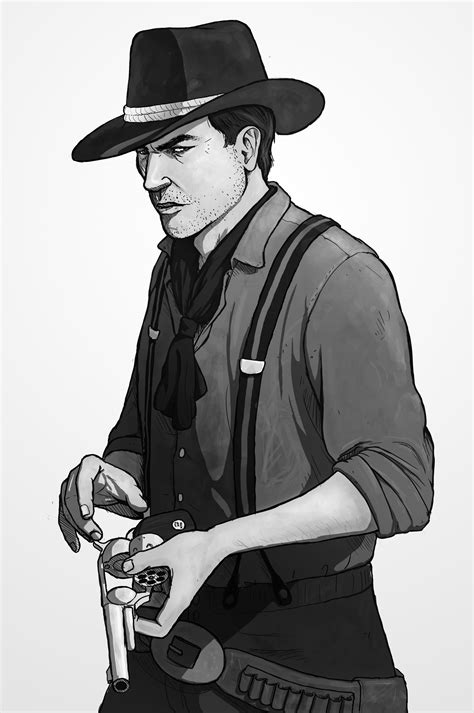 Artstation Arthur Morgan Red Dead Redemption 2