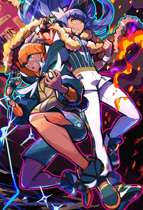 Raihan And Leon Pokemon And 2 More Drawn By Naotoyandereheaven