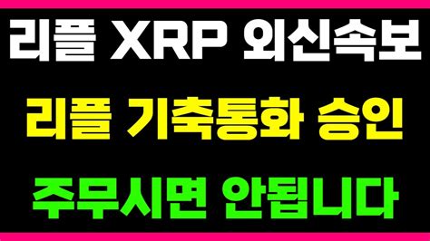 리플 지금부터 바로 올라요 오래 기다리셨습니다 리플 Youtube