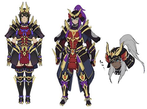 Magnamalo Armor Concept Art Monster Hunter Rise Sunbreak Art Gallery