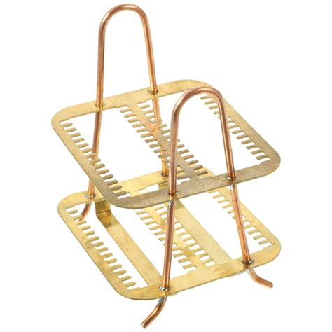 Worgeous Microscope Slides Staining Rack Metal Microscope Slides Storage Rack For Laboratory