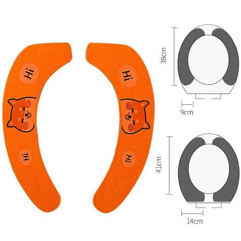 1pair Toilet Seat Cover Universal Toilet Sticky Se Grandado