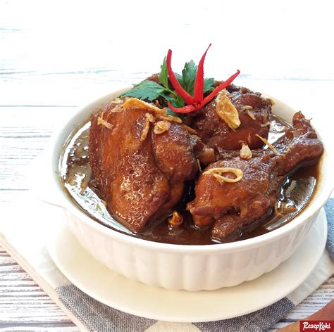 Semur Ayam Manis Pekat Kental Nikmat Praktis Resep Resepkoki