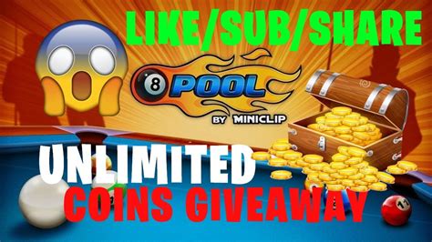 🔴 8 Ball Pool Live Coins Giveaway Unlimited Coins For You Rushour Yt