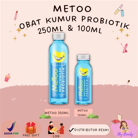 Jual MeToo Obat Kumur Probiotik Fresh Mint Mouthwash Meetoo 250ML