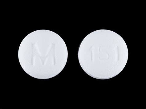 Pill Finder M White Round Medicine