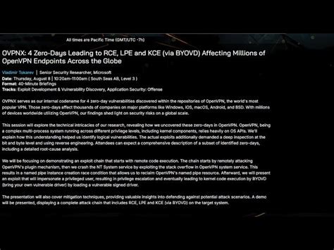 Free Video Ovpnx Four Zero Day Vulnerabilities Leading To Remote Code Execution In Openvpn