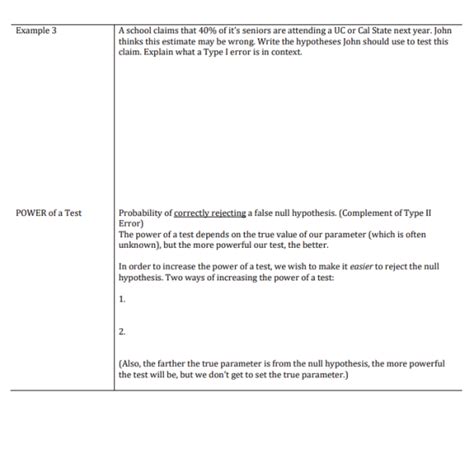 Solved Ht Errors Types And Power Errors H True H False Chegg
