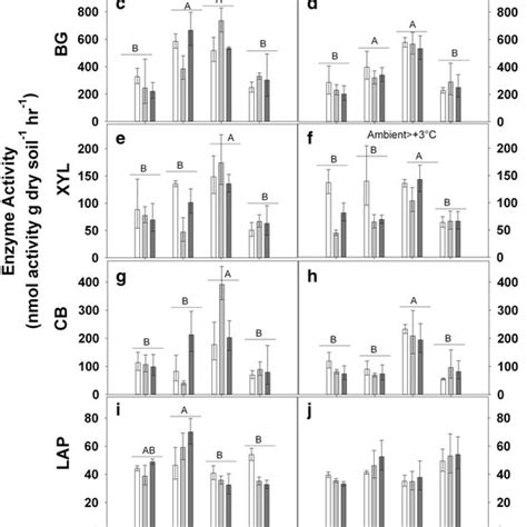 Extracellular Enzyme Activity For Ap A B Bg C D Xyl E F Cb