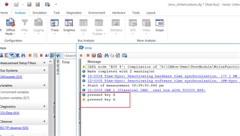 Capl 脚本打印函数 Write ，writeex ，writelineex ，writetolog ，writetologex